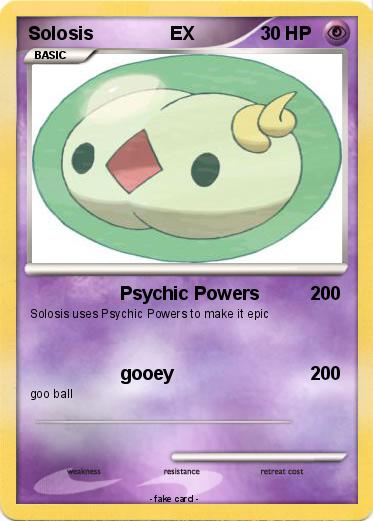 Pokémon Solosis EX 1 1 - Psychic Powers - My Pokemon Card