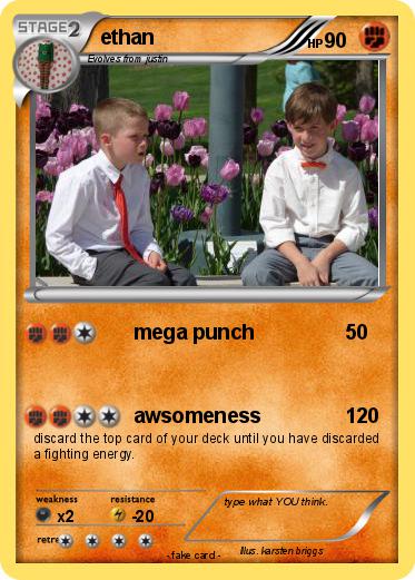 Pokémon ethan 707 707 - mega punch - My Pokemon Card