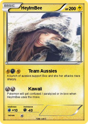 Pokémon HeyImBee 5 5 - Team Aussies - My Pokemon Card