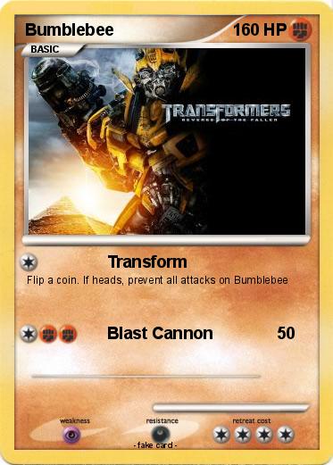 Pokémon Bumblebee 138 138 - Transform - My Pokemon Card