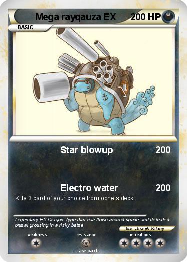 Pokémon Mega blastoid - Star blowup - My Pokemon Card