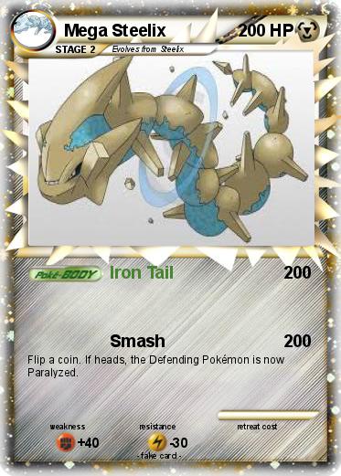 Pokémon Mega Steelix 9 9 - Iron Tail - My Pokemon Card
