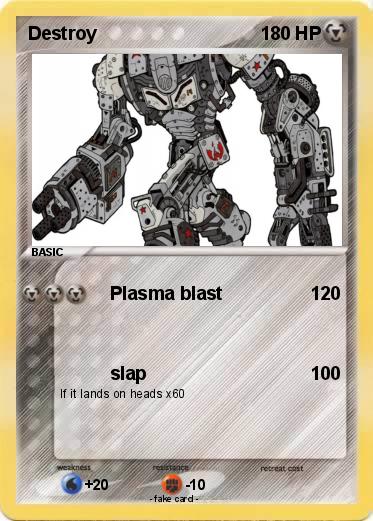 Pokémon Destroy 96 96 - Plasma blast - My Pokemon Card