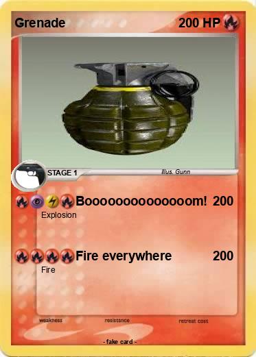 Pokémon Grenade 106 106 - Boooooooooooooom! - My Pokemon Card