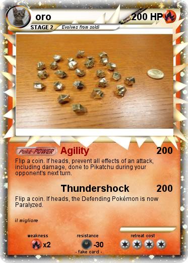 Pokémon oro 7 7 - Agility - My Pokemon Card