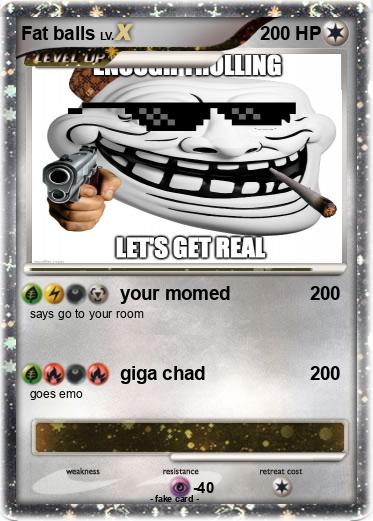 Pokémon Fat balls 1 1 - your momed - My Pokemon Card