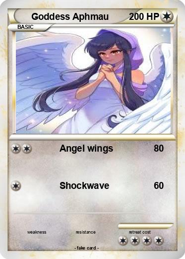 Pokémon Goddess Aphmau - Angel wings - My Pokemon Card