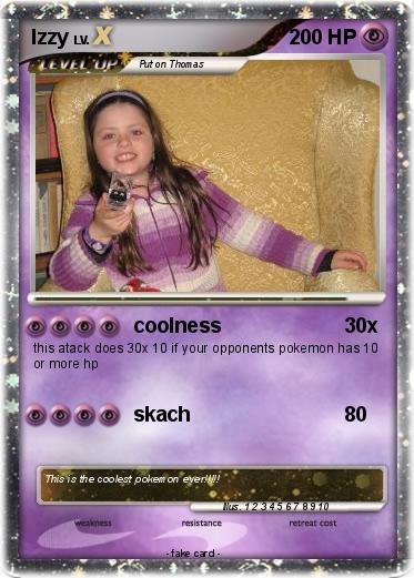 Pokémon Izzy 32 32 - coolness - My Pokemon Card