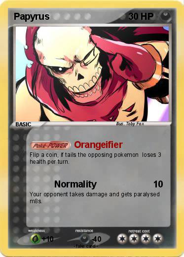 Pokémon Papyrus 347 347 - Orangeifier - My Pokemon Card