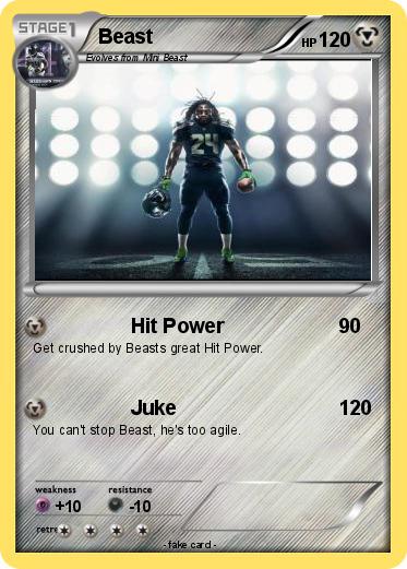 Pokémon Beast 441 441 - Hit Power - My Pokemon Card