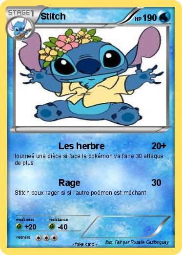 Pokémon Stitch 351 351 - Les herbre - My Pokemon Card