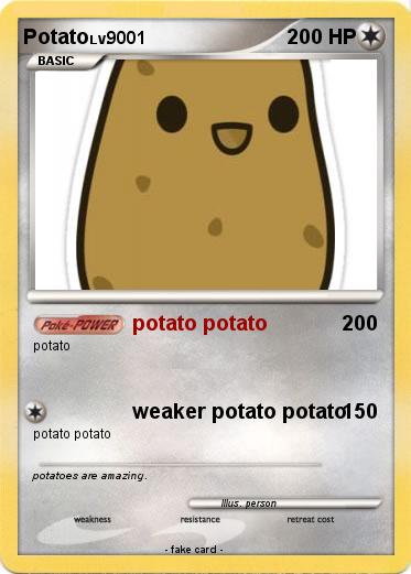 Pokémon Potato 736 736 - potato potato - My Pokemon Card