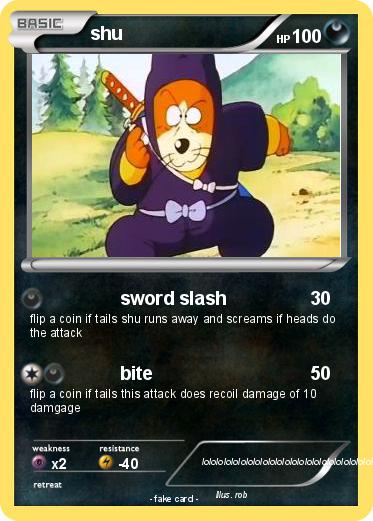 Pokémon shu 31 31 - sword slash - My Pokemon Card