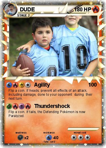 Pokémon DUDE 148 148 - Agility - My Pokemon Card