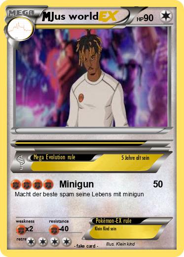 Pokémon Jus world - Minigun - My Pokemon Card