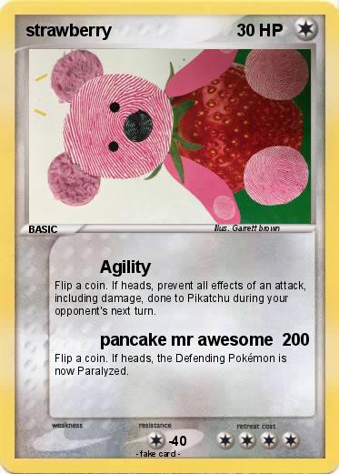 Pokémon strawberry 107 107 - Agility - My Pokemon Card