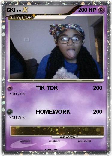 Pokémon SKI 57 57 - TIK TOK - My Pokemon Card