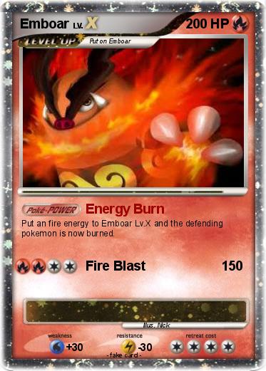 Pokémon Emboar 781 781 - Energy Burn - My Pokemon Card