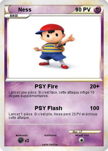 Pokémon Ness 390 390 - PSY Fire - Ma carte Pokémon