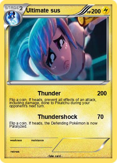Pokémon Ultimate sus 2 2 - Thunder - My Pokemon Card
