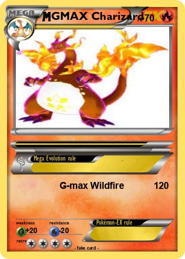 Pokémon GMAX Charizard 3 3 - G-max Wildfire - My Pokemon Card