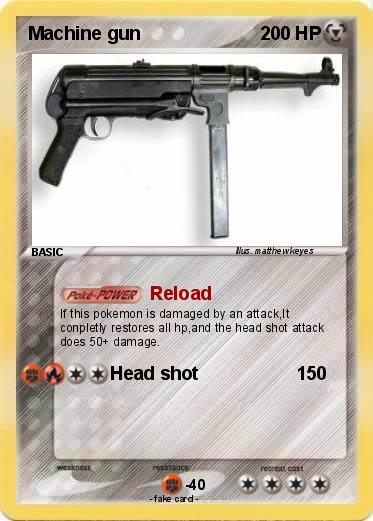 Pokémon Machine gun 44 44 - Reload - My Pokemon Card