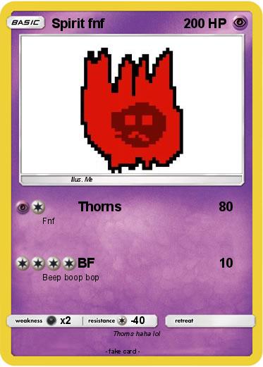 Pokémon Spirit fnf - Thorns - My Pokemon Card