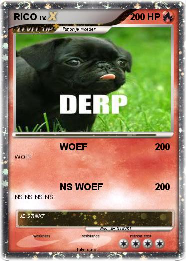 Pokémon RICO 88 88 - WOEF - My Pokemon Card