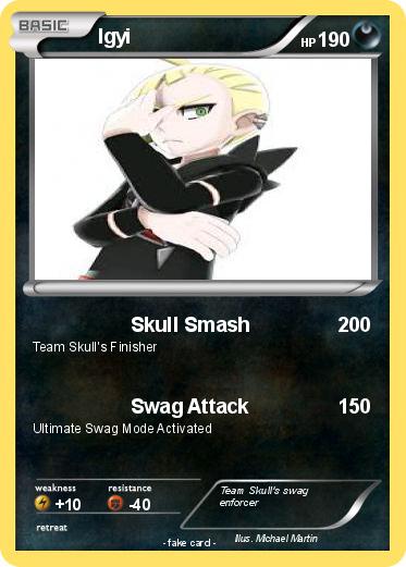 Pokémon Gladion 1 1 - Skull Smash - My Pokemon Card