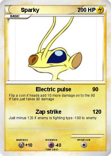Pokémon Sparky 141 141 - Electric pulse - My Pokemon Card