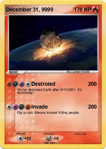Pokémon December 31 9999 9999 - Destroied - My Pokemon Card