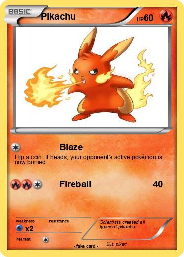 Pokémon Pikachu 22373 22373 - Blaze - My Pokemon Card
