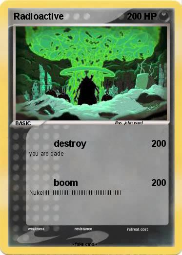Pokémon Radioactive 26 26 - destroy - My Pokemon Card