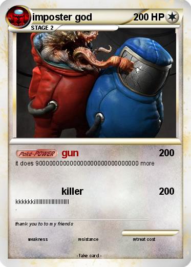 Pokémon imposter god - gun - My Pokemon Card
