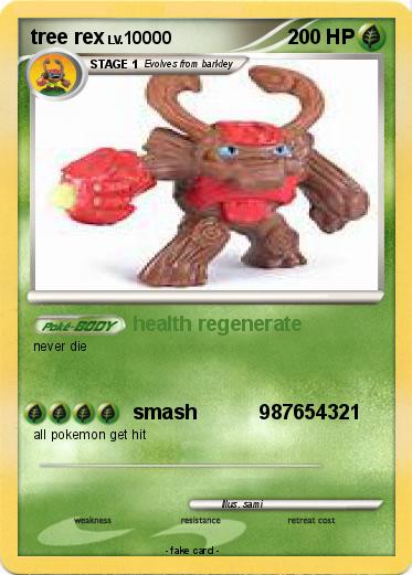 Pokémon tree rex 343 343 - health regenerate - My Pokemon Card