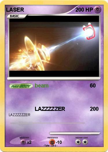 Pokémon LASER 444 444 - beam - My Pokemon Card