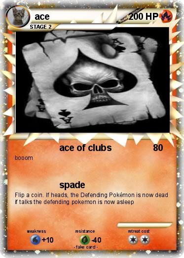 Pokémon ace 182 182 - ace of clubs - My Pokemon Card