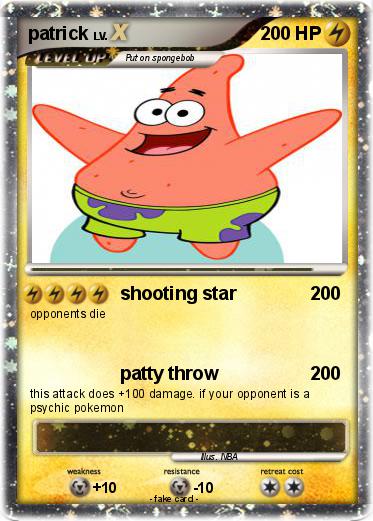 Pokémon patrick 2240 2240 - shooting star - My Pokemon Card