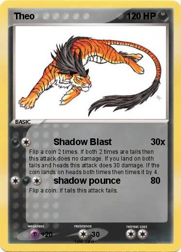 Pokémon Theo 304 304 - Shadow Blast - My Pokemon Card