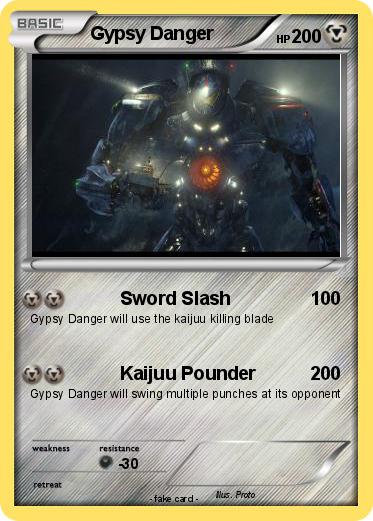 Pokémon Gypsy Danger 17 17 - Sword Slash - My Pokemon Card