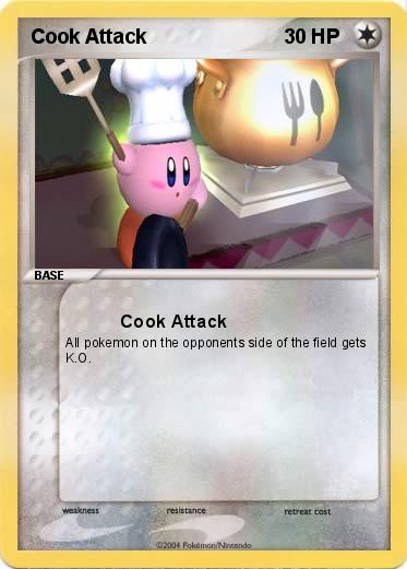 Pokémon Cook Attack - Cook Attack - My Pokemon Card