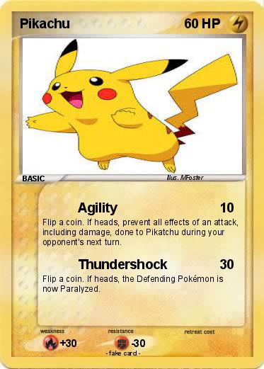Pokémon Pikachu 15807 15807 - Agility - My Pokemon Card