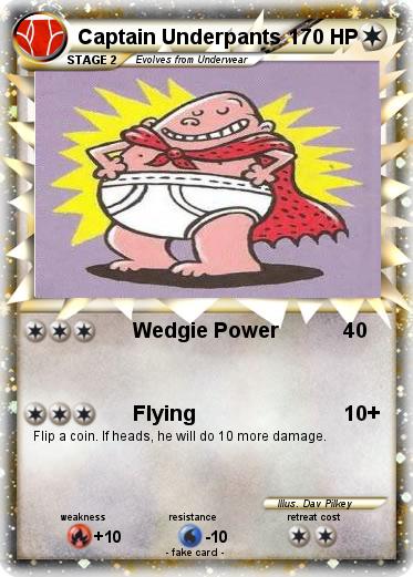 Pokémon Captain Underpants 133 133 - Wedgie Power - My Pokemon Card