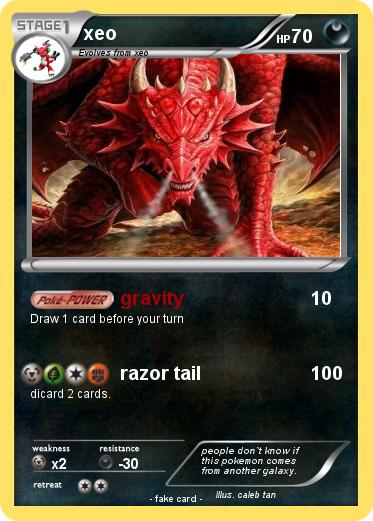 Pokémon xeo 10 10 - gravity - My Pokemon Card