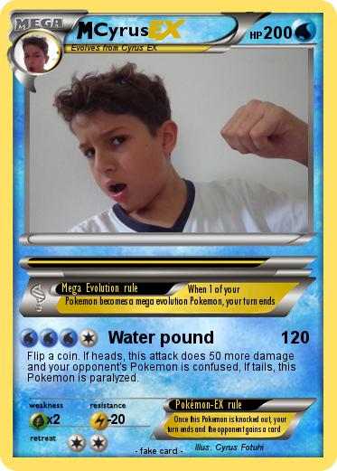 Pokémon Cyrus 87 87 - Water pound - My Pokemon Card