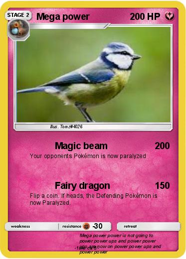 Pokémon Mega power 16 16 - Magic beam - My Pokemon Card