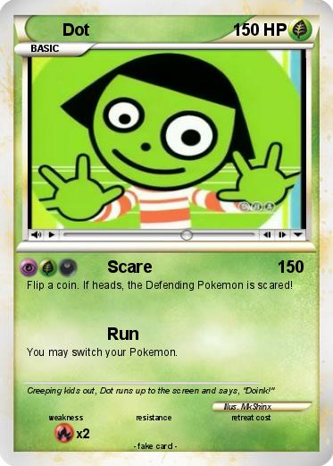 Pokémon Dot 72 72 - Scare - My Pokemon Card