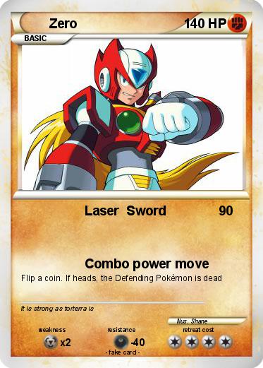 Pokémon Zero 593 593 - Laser Sword - My Pokemon Card