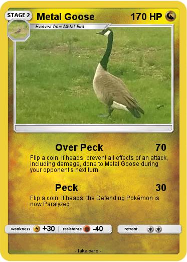Pokémon Metal Goose - Over Peck - My Pokemon Card