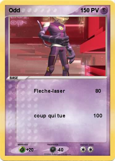 Pokémon Odd 61 61 - Fleche-laser - Ma carte Pokémon